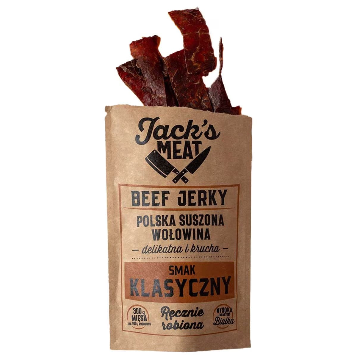 Jack's Meat Suszona Wołowina Polska Beef Jerky 30 G Smak Klasyczny ...