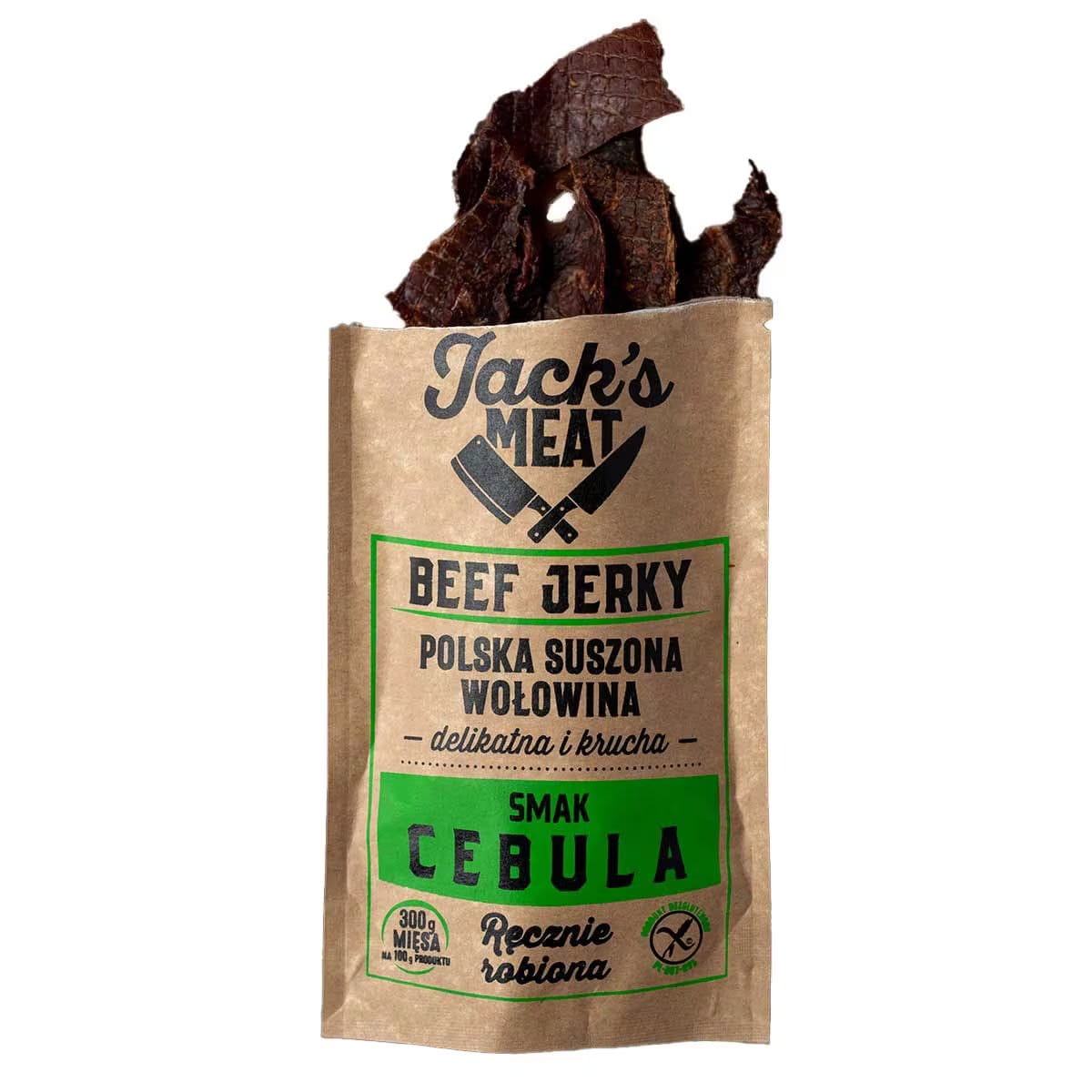 Jack's Meat Suszona Wołowina Polska Beef Jerky 30 G Smak Cebula {Teren ...